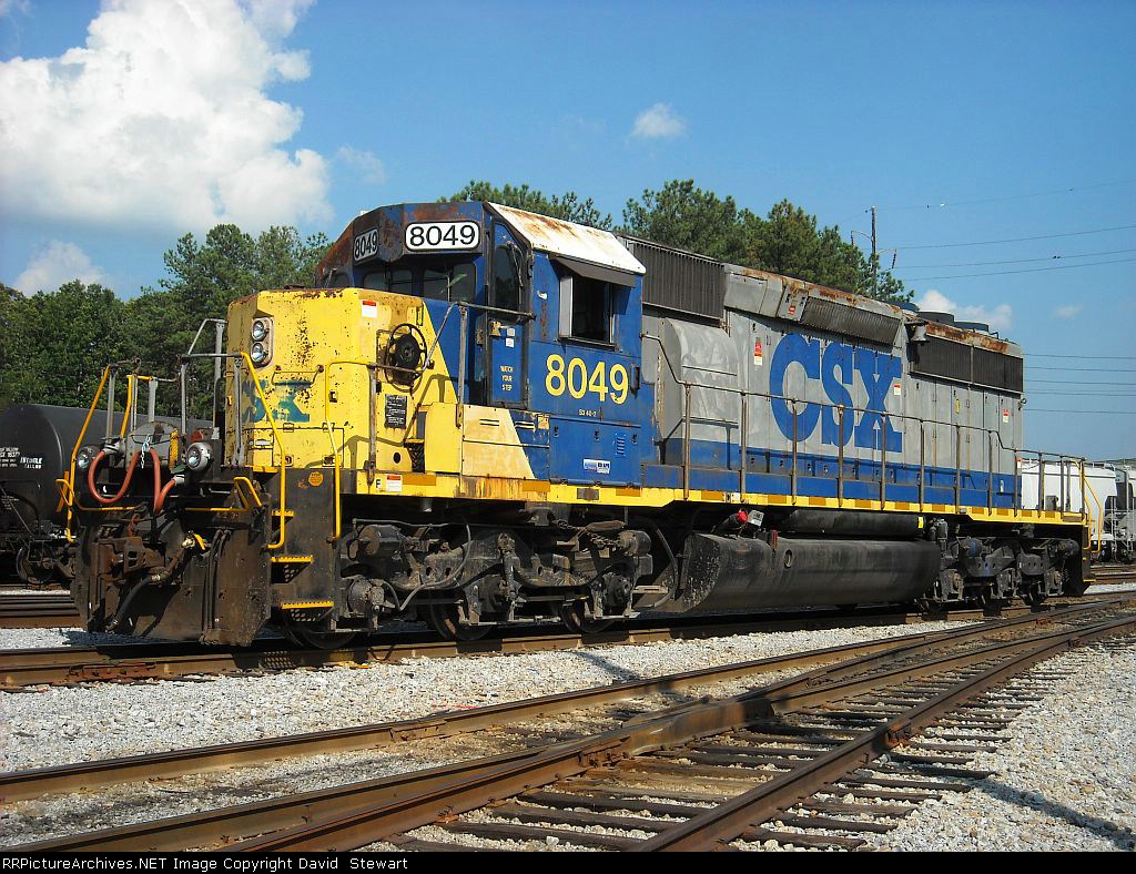CSX SD40-2 8049